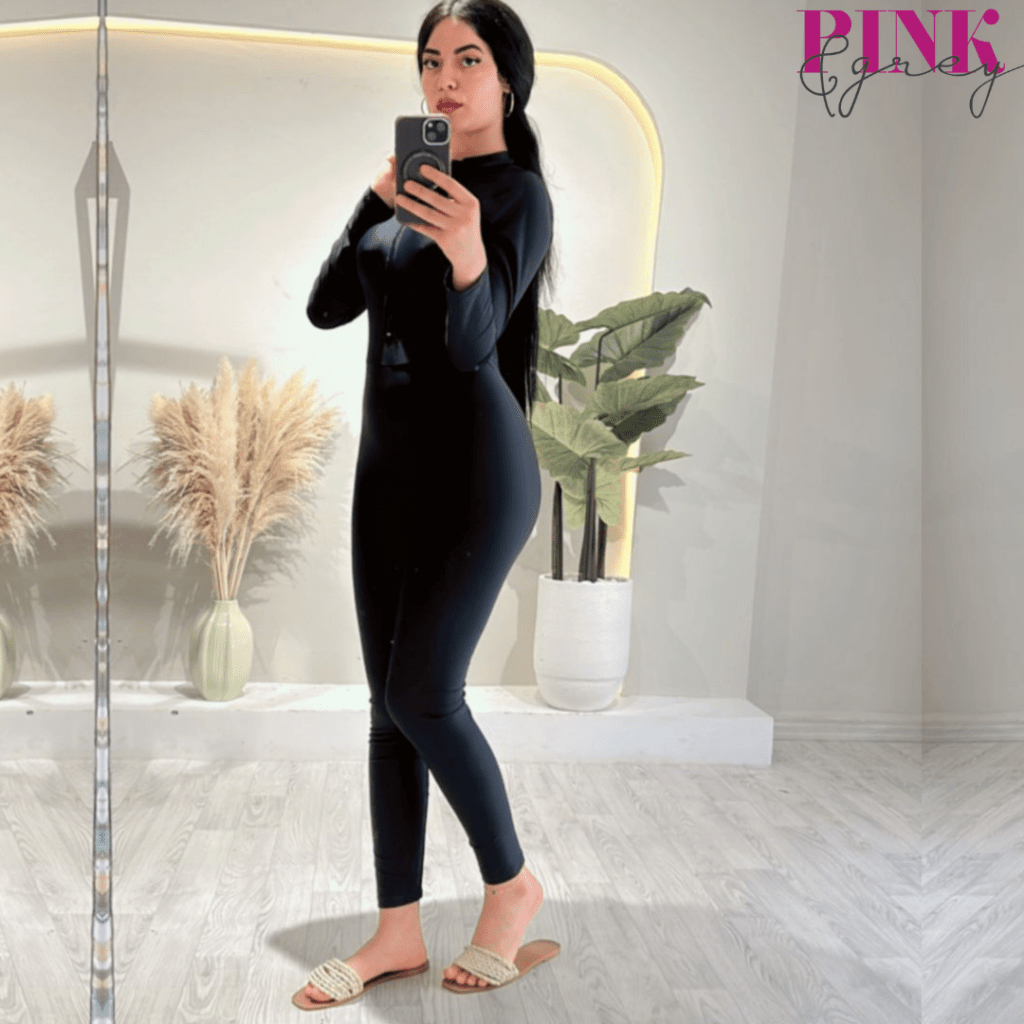 Combinaison “DIANA” – Pink And Grey